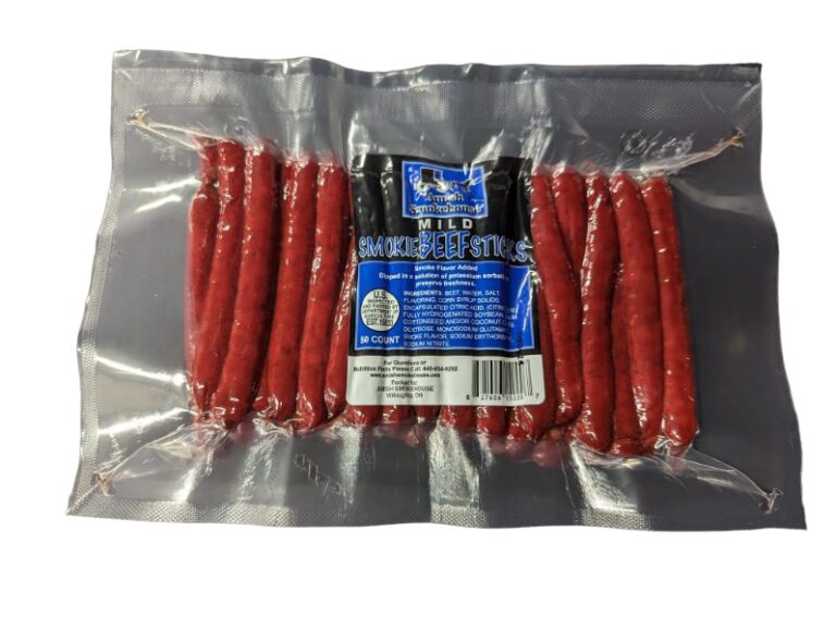 Amish Smokehouse Mild Beef Sticks – Bulk 50ct - Amish Smoke House