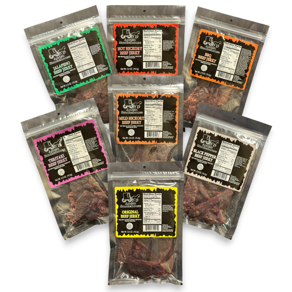 Variety Jerky 7 flavors - Amish Smoke House